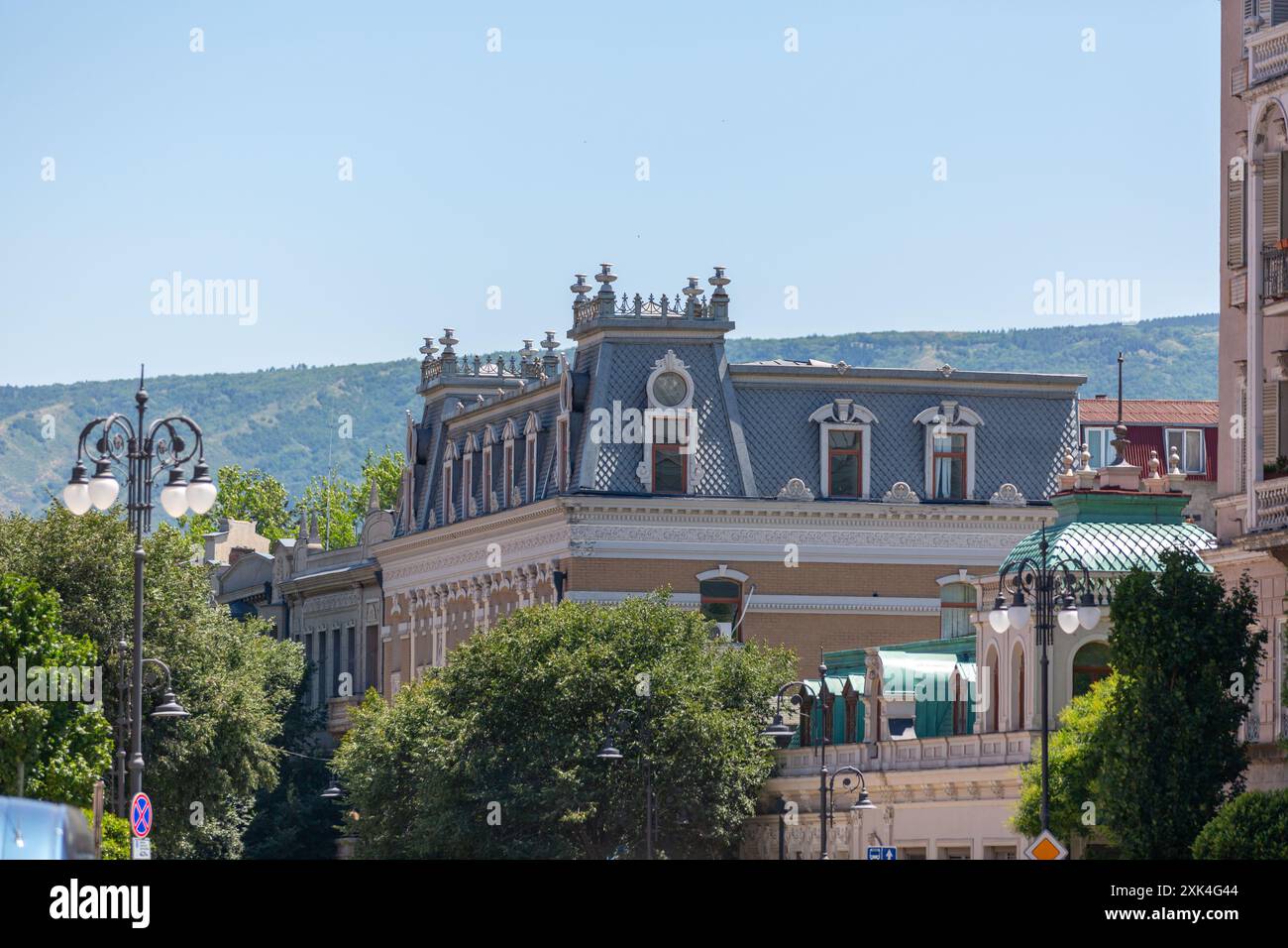 Tbilisi, Georgia - 22 JUNE, 2024: Marjanishvili Square is a major ...