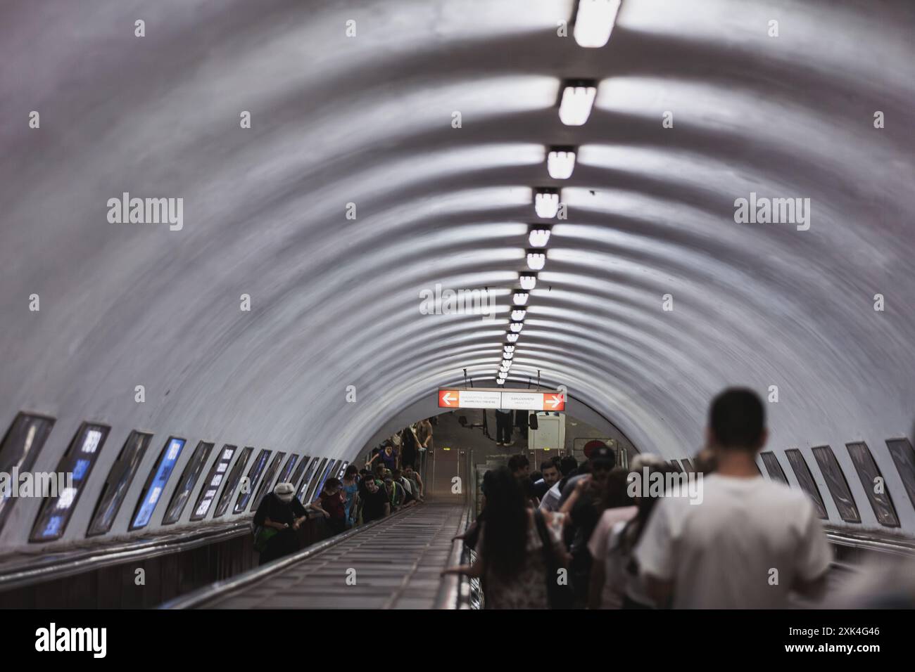Tbilisi, Georgia - 23 JUNE, 2024: The Tbilisi Metro is a rapid transit ...