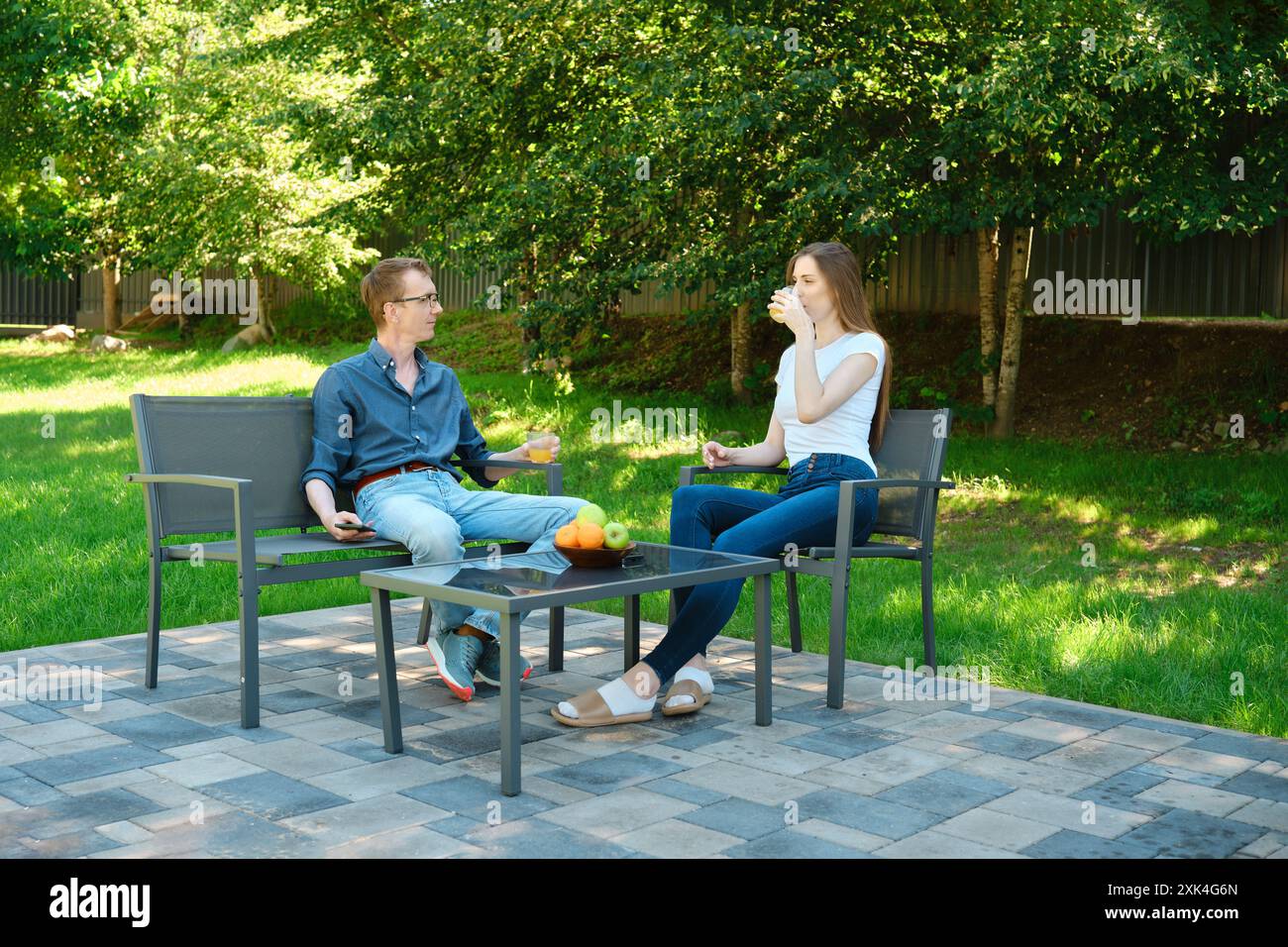 The concept of good family relationships and communication between ...