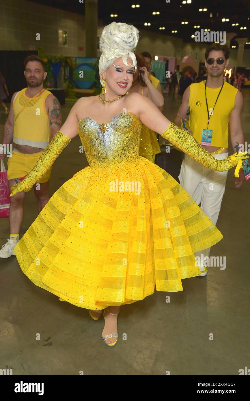 Lemon bei RuPaul s DragCon LA 2024 im Los Angeles Convention Center ...