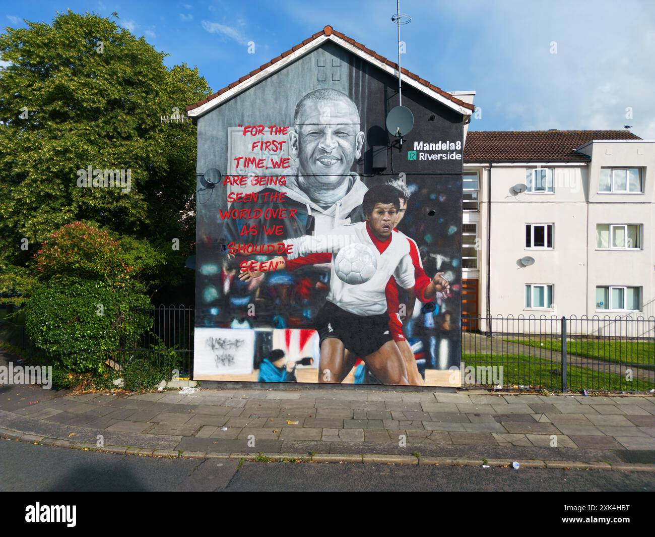 Liverpool, UK. 21st July, 2024. A stunning mural by John Culshaw ...