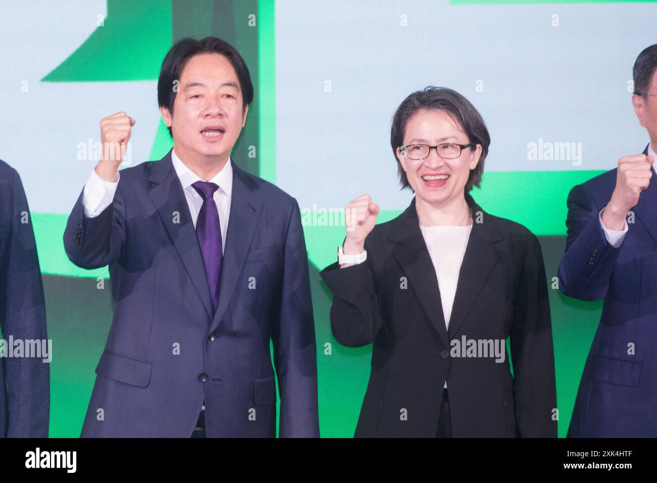 Lai Ching-te (William Lai), Taiwan President and DPP chairman attends ...