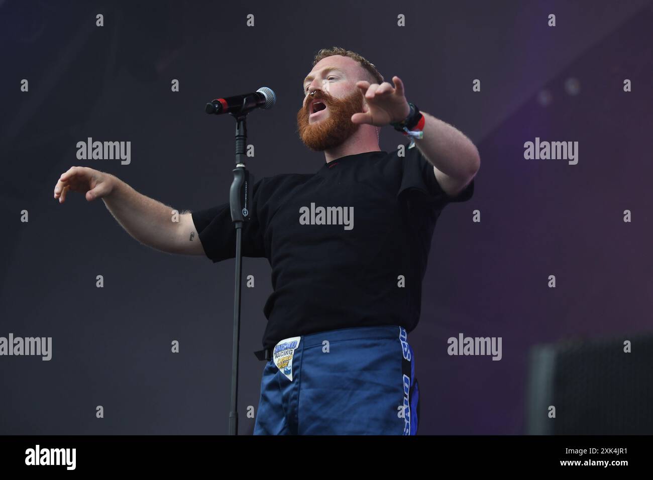 LONDON, ENGLAND - JULY 13: Tom Rasmussen performing at British ...