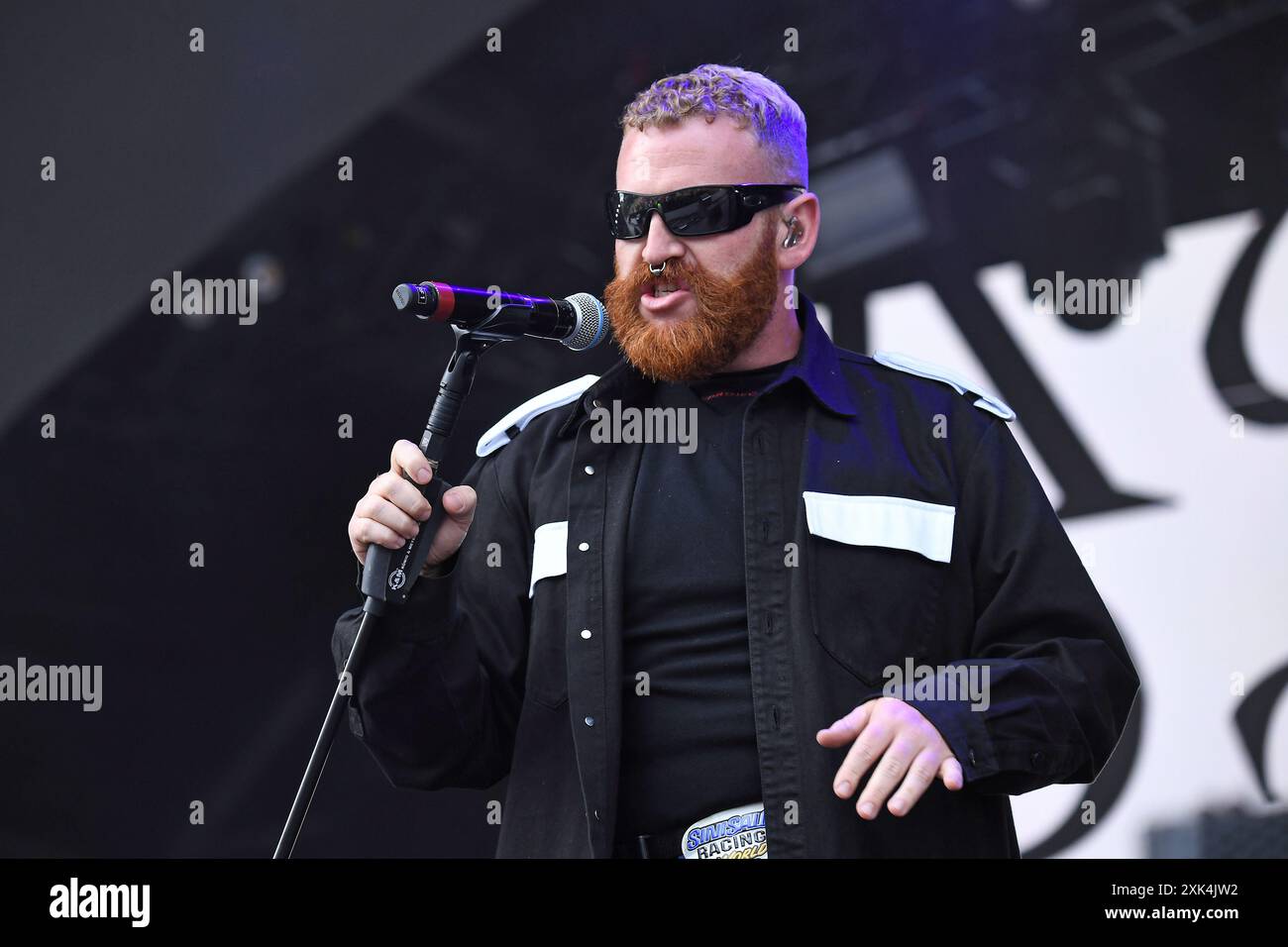 LONDON, ENGLAND - JULY 13: Tom Rasmussen performing at British ...