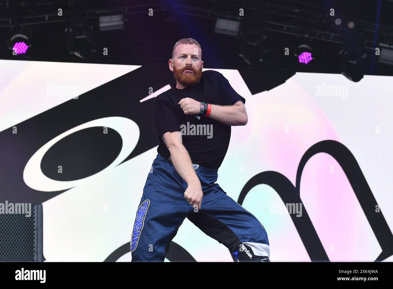 LONDON, ENGLAND - JULY 13: Tom Rasmussen performing at British ...