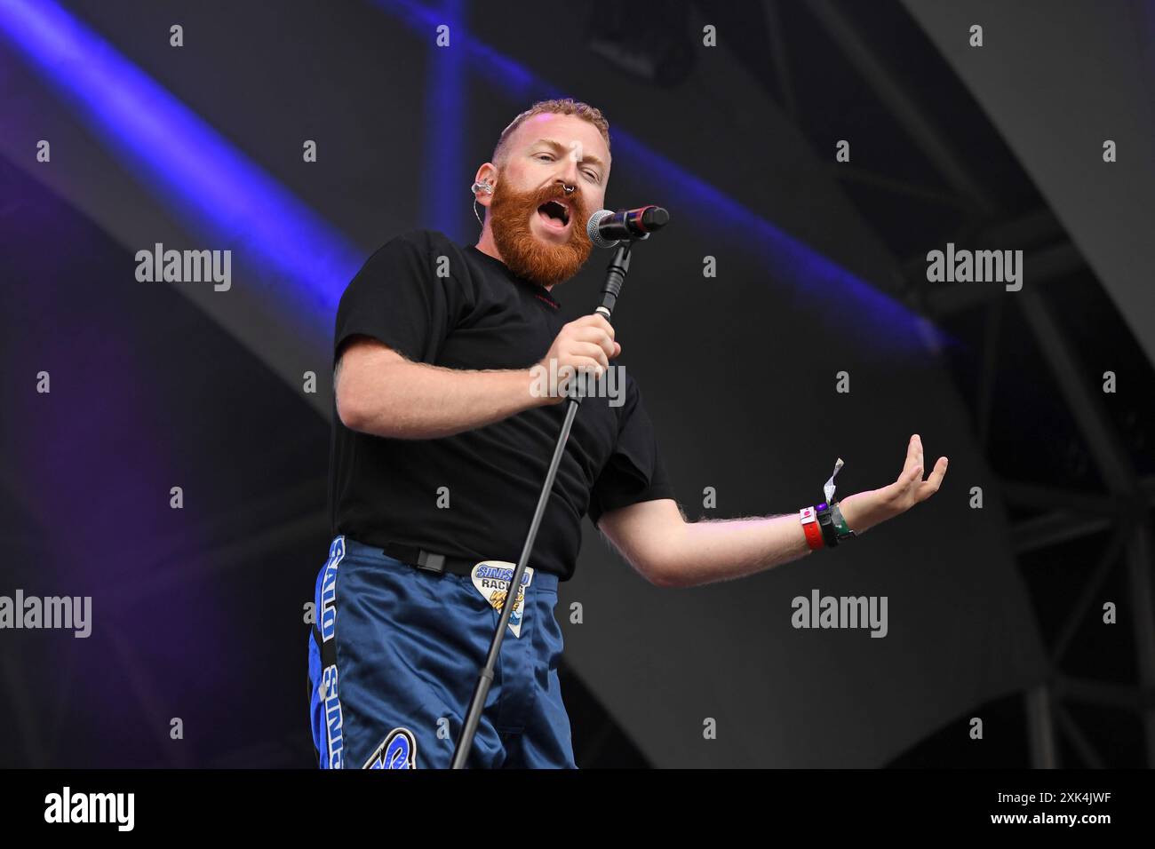 LONDON, ENGLAND - JULY 13: Tom Rasmussen performing at British ...
