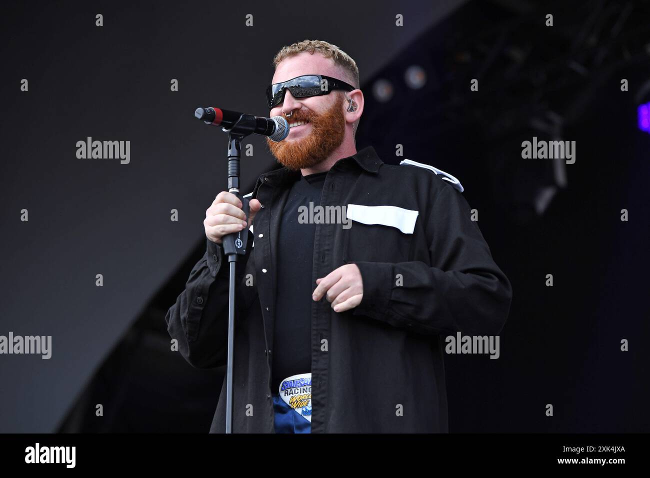 LONDON, ENGLAND - JULY 13: Tom Rasmussen performing at British ...