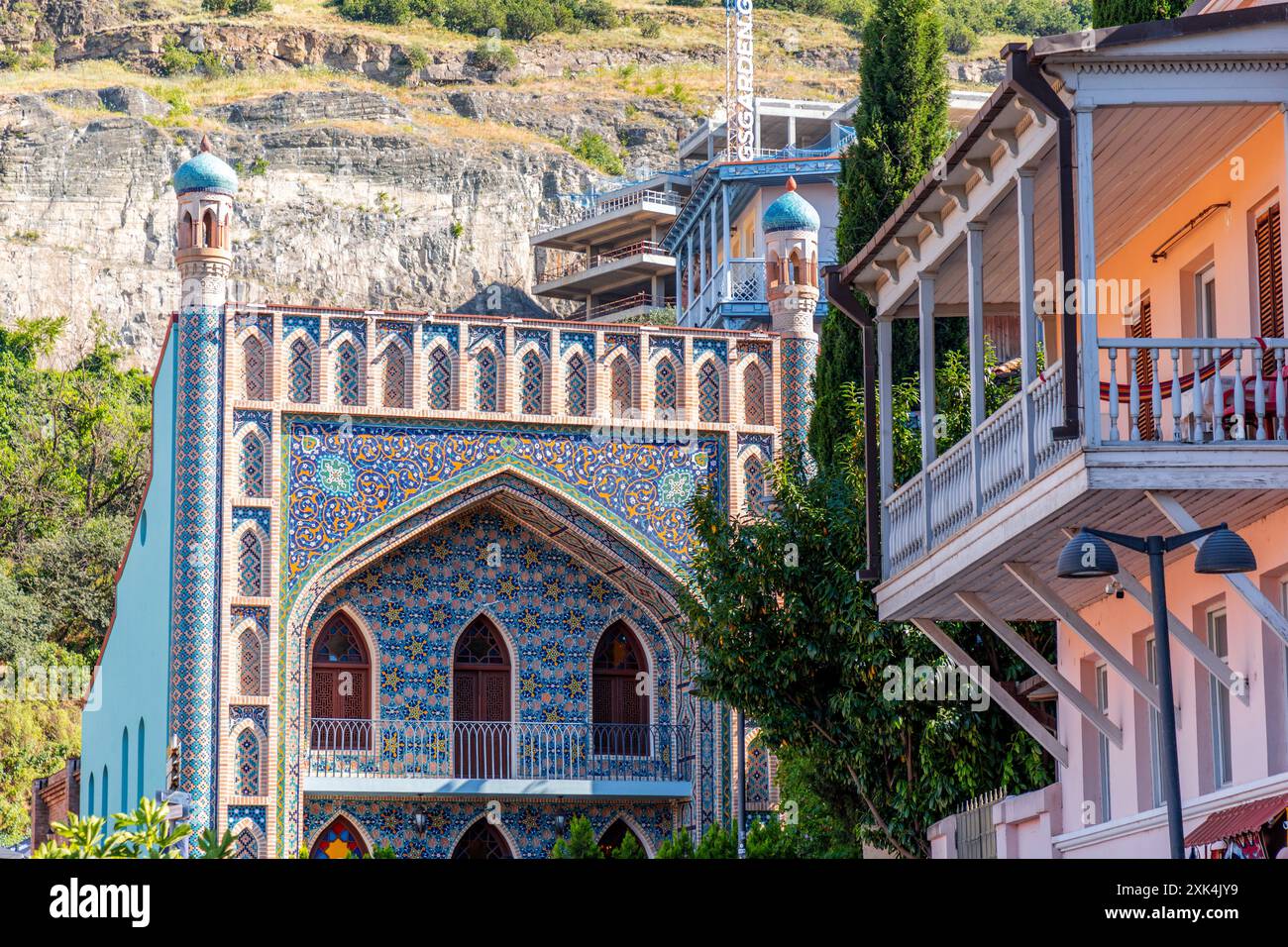 Tbilisi, Georgia - 22 JUNE, 2024: Abanotubani meaning the bath district ...