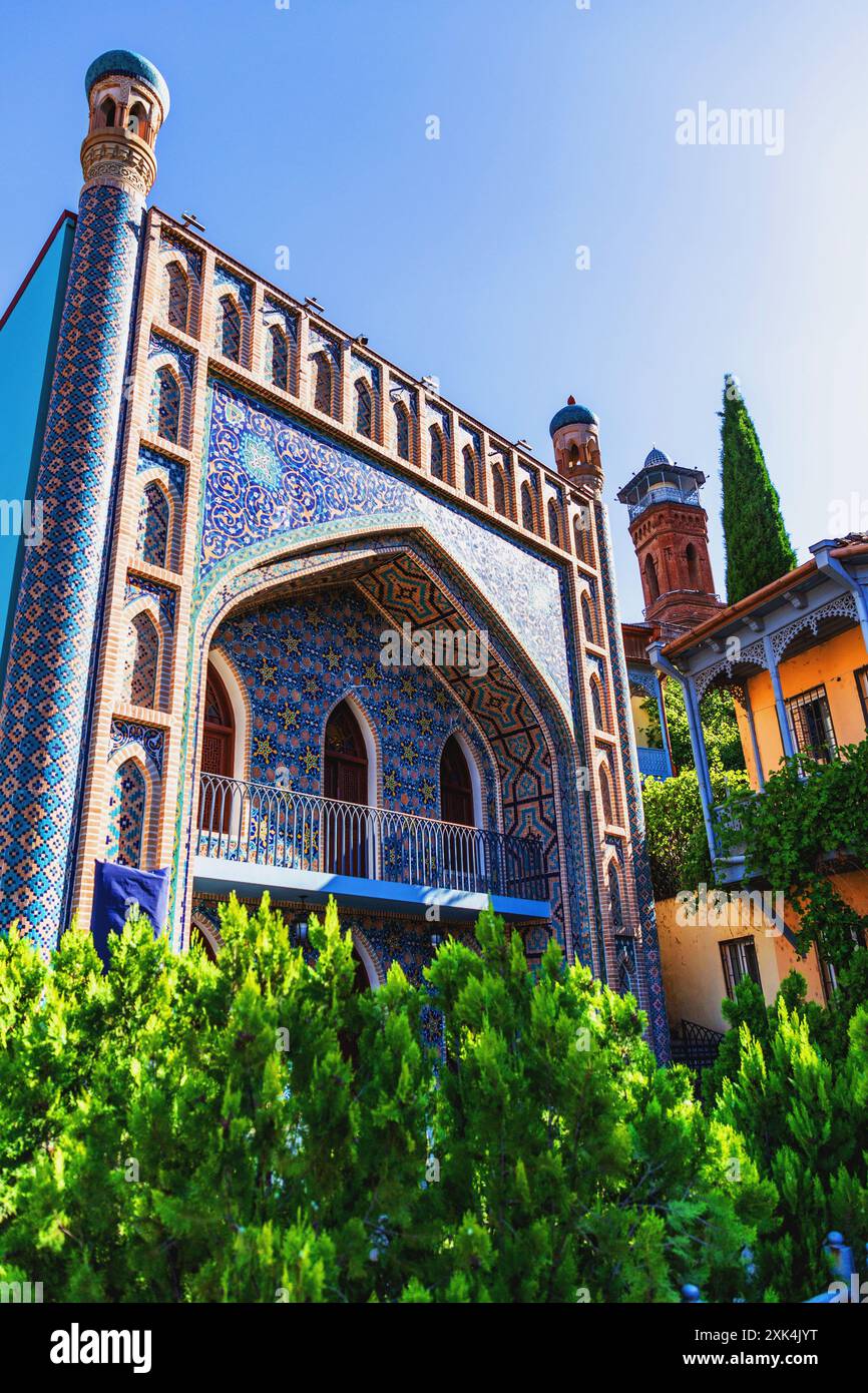 Tbilisi, Georgia - 24 JUNE, 2024: Street art on the walls of a ...