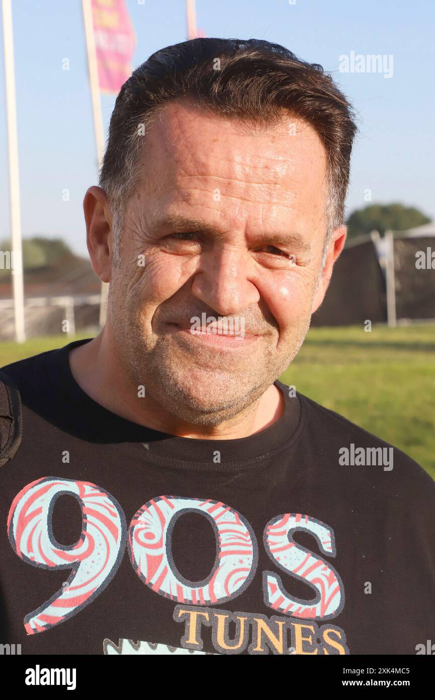 DJ Quicksilver bei der 90s Super Show 2024 auf der Horner Rennbahn ...