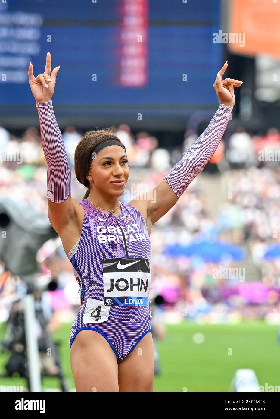 London, UK. 20th July, 2024. JOHN Yemi Mary GBR, (1st) 400m Women ...