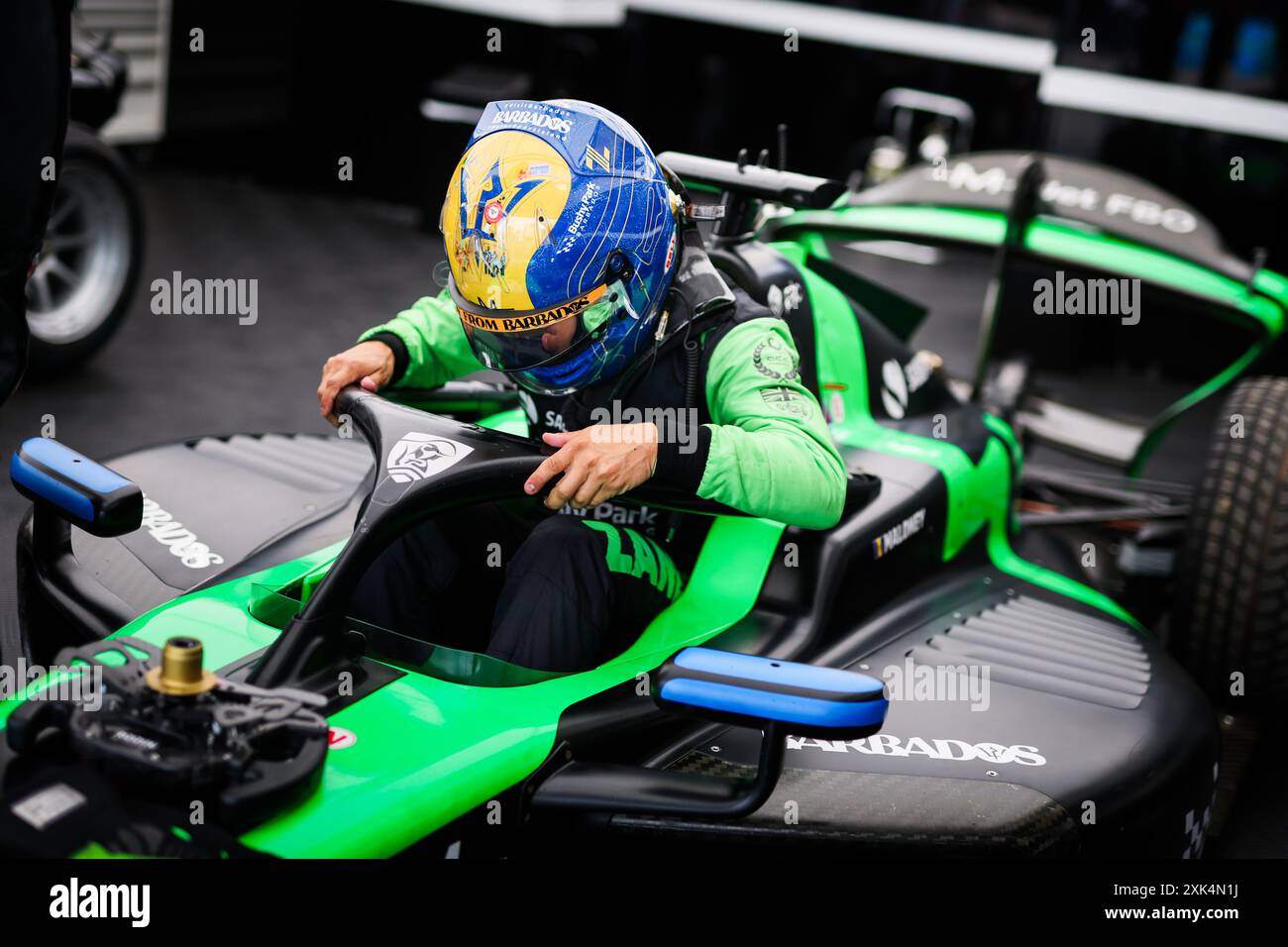 MALONEY Zane (bar), Rodin Motorsport, Dallara F2 2024, portrait during ...