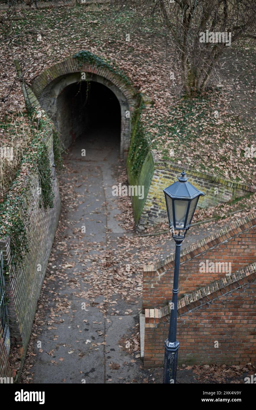 Vysehrad historic fort on the east bank of the Vltava River in Prague ...