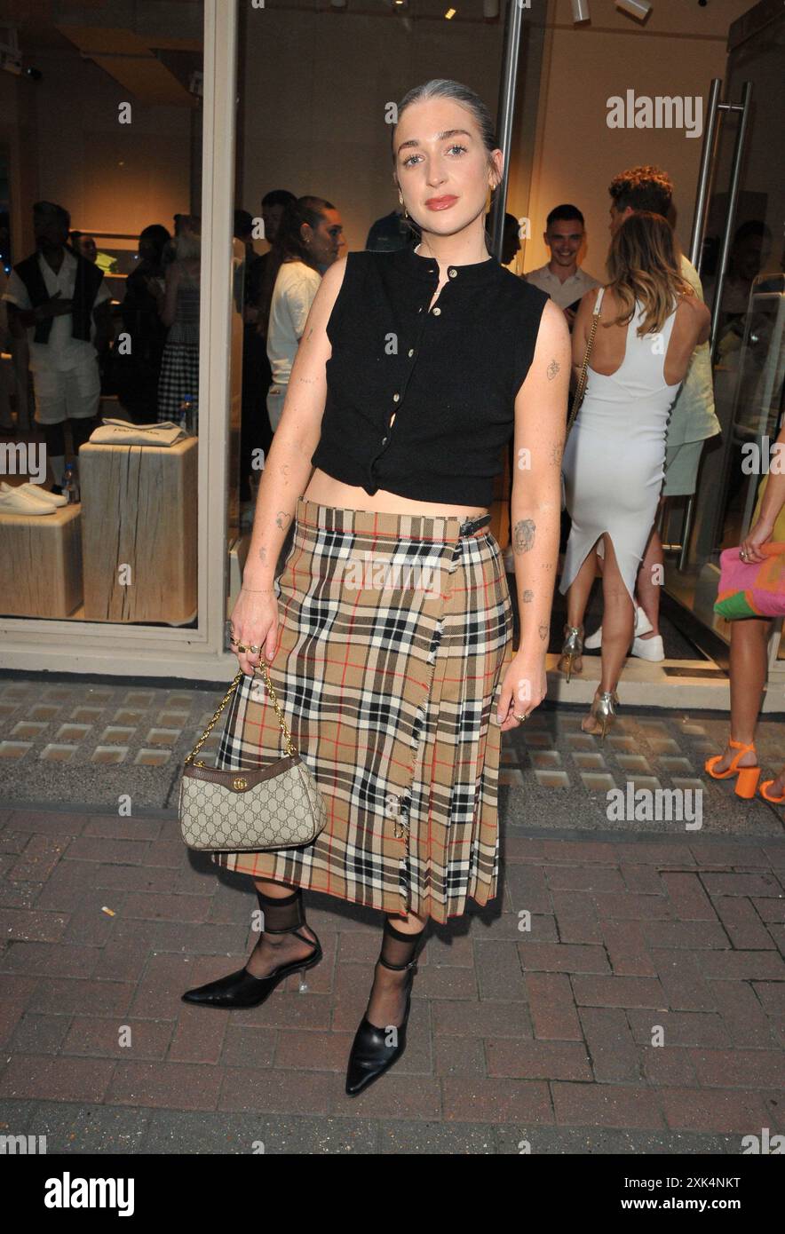 Harriet Rose at the Pangaia new store opening VIP launch party, Pangaia ...