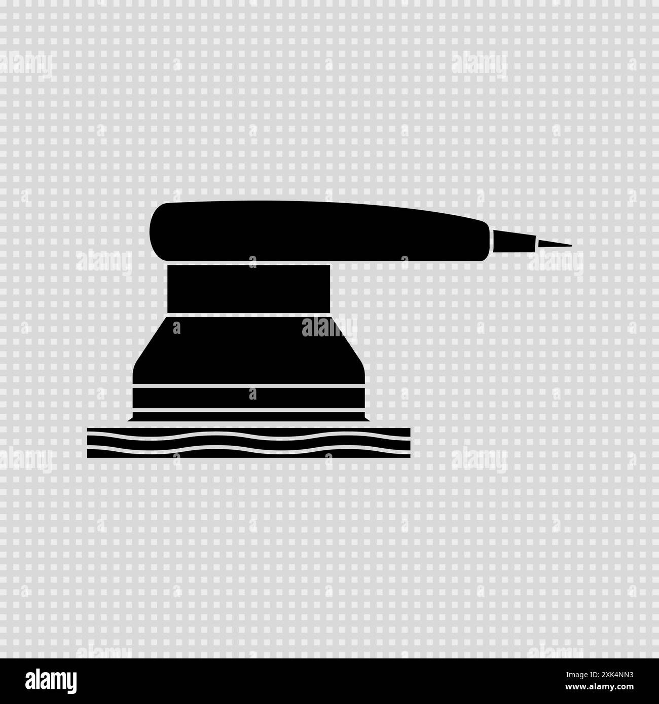 Electric sander icon. For floor and wooden planks sanding sandpaper ...