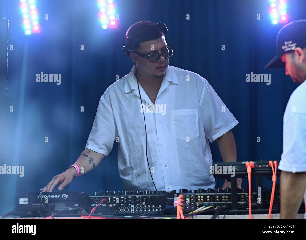 LONDON, ENGLAND - JULY 20 2024: Ale Grooves DJ SET performs at the ...