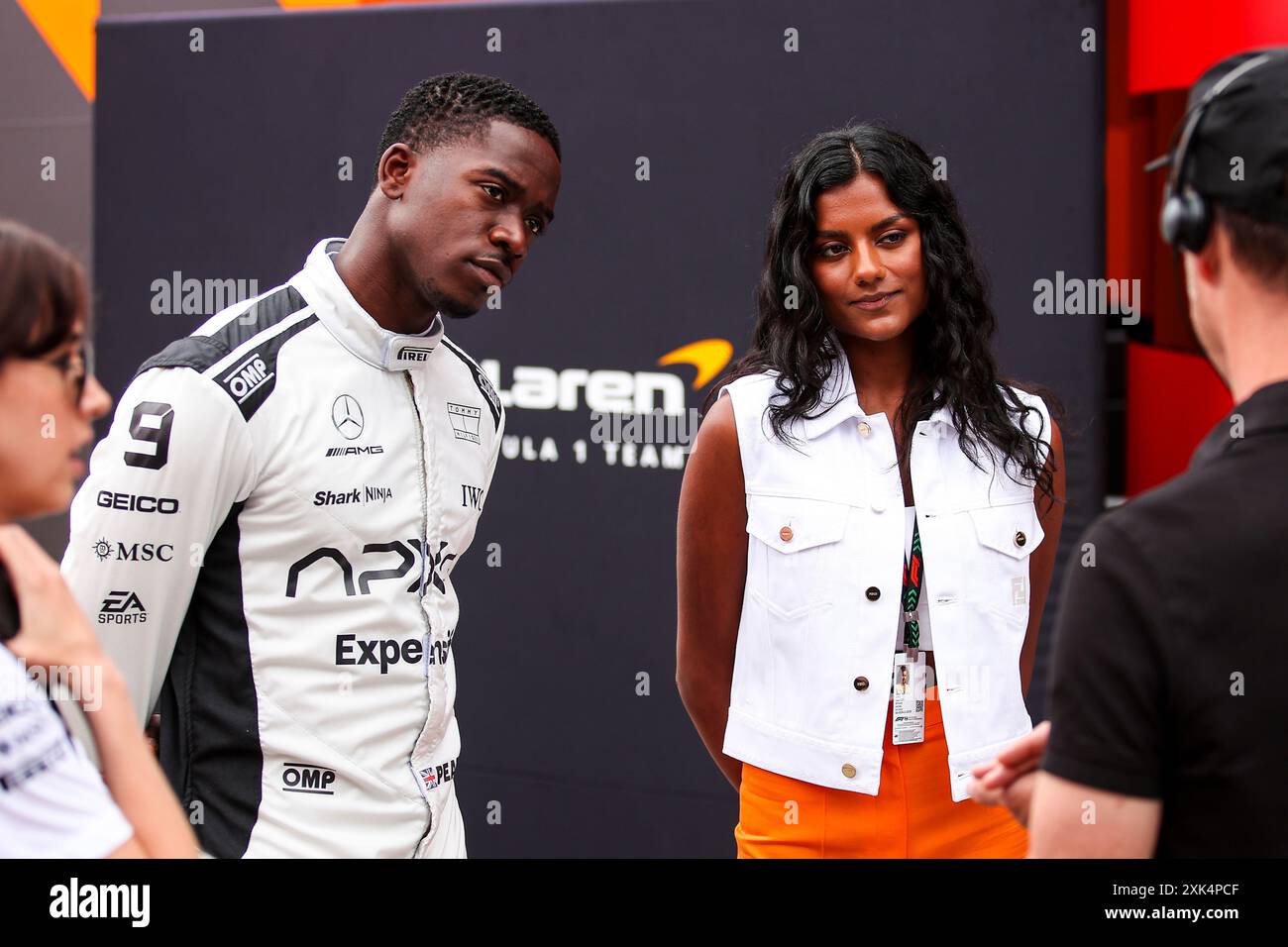 Budapest, Hungary. 21st July, 2024. IDRIS Damson Alade-Bo (GBR), actor ...