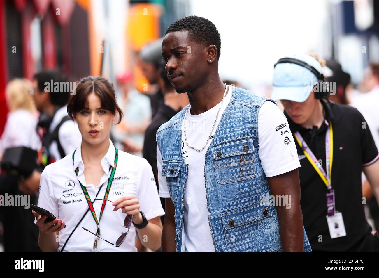 Budapest, Hungary. 21st July, 2024. IDRIS Damson Alade-Bo (GBR), actor ...
