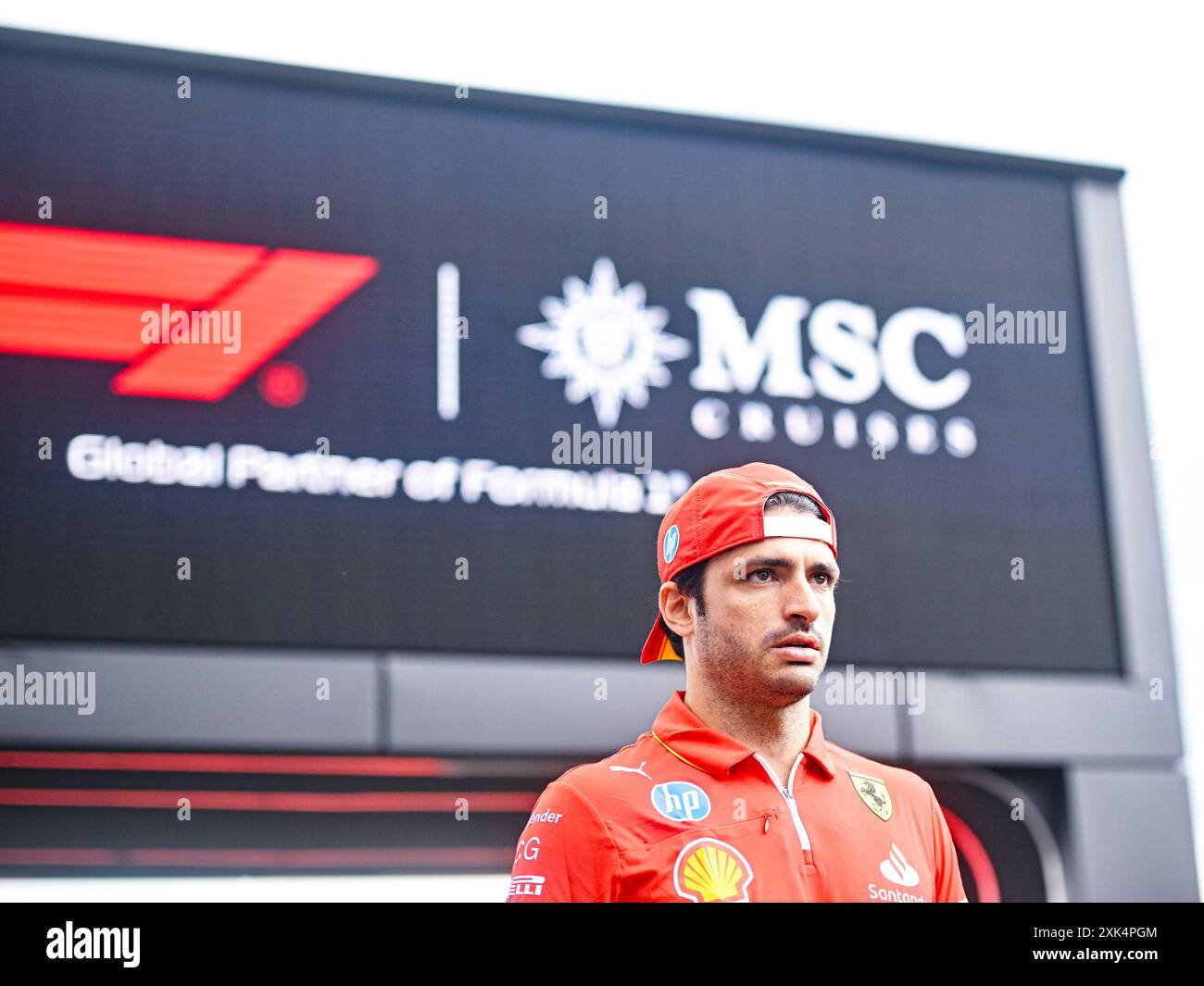 #55 Carlos Sainz Of The Team Scuderia Ferrari HP, Ferrari SF-24 In Paddock During Fia Formula ...