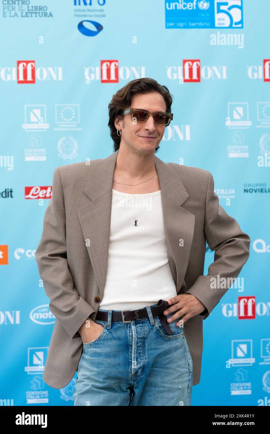 Giffoni Valle Piana, Salerno, Italy. 20th July, 2024. Italian actor ...