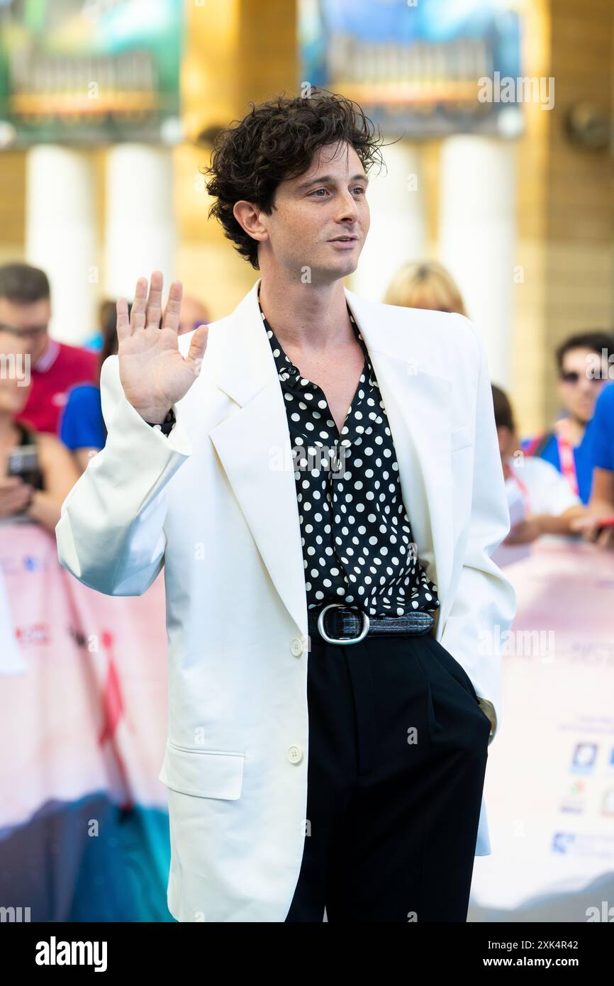 Giffoni Valle Piana, Salerno, Italy. 20th July, 2024. Italian composer ...