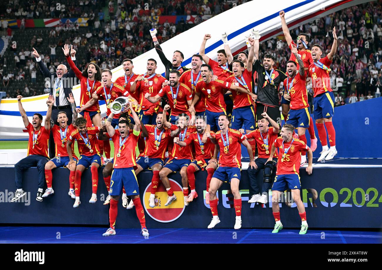 Fussball, Europameisterschaft, EURO 2024, Finale, Olympiastadion Berlin ...