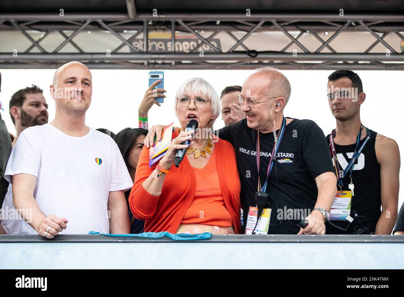 CSD 2024 3. Tag, Cologne Pride, Köln 20.07.2024 Claudia Roth ...