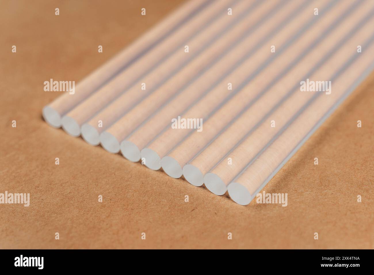hot glue sticks on brown paper background. rods for pistol gluing ...