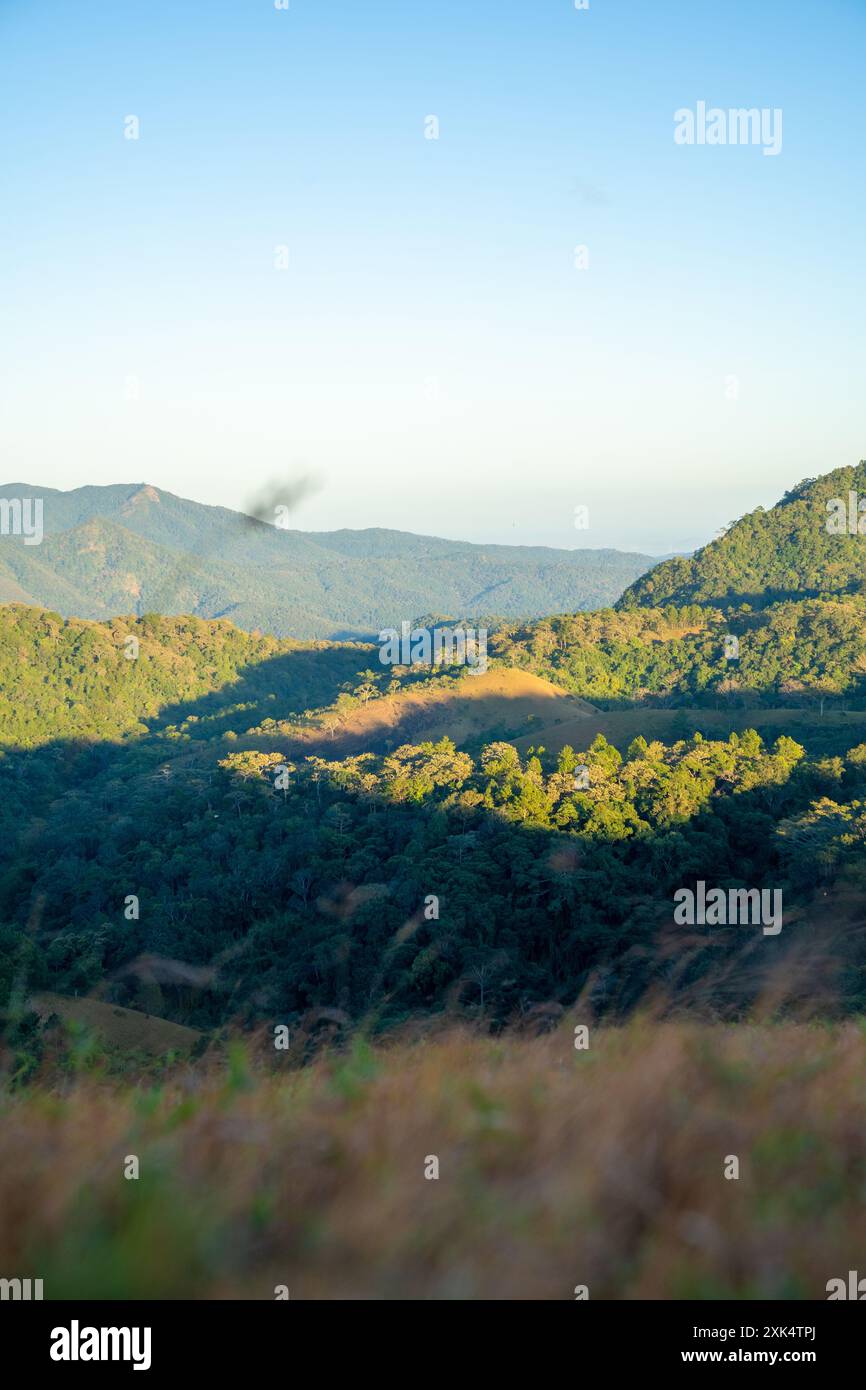 Ta Nang - Phan Dung route with milestone between 3 provinces through ...