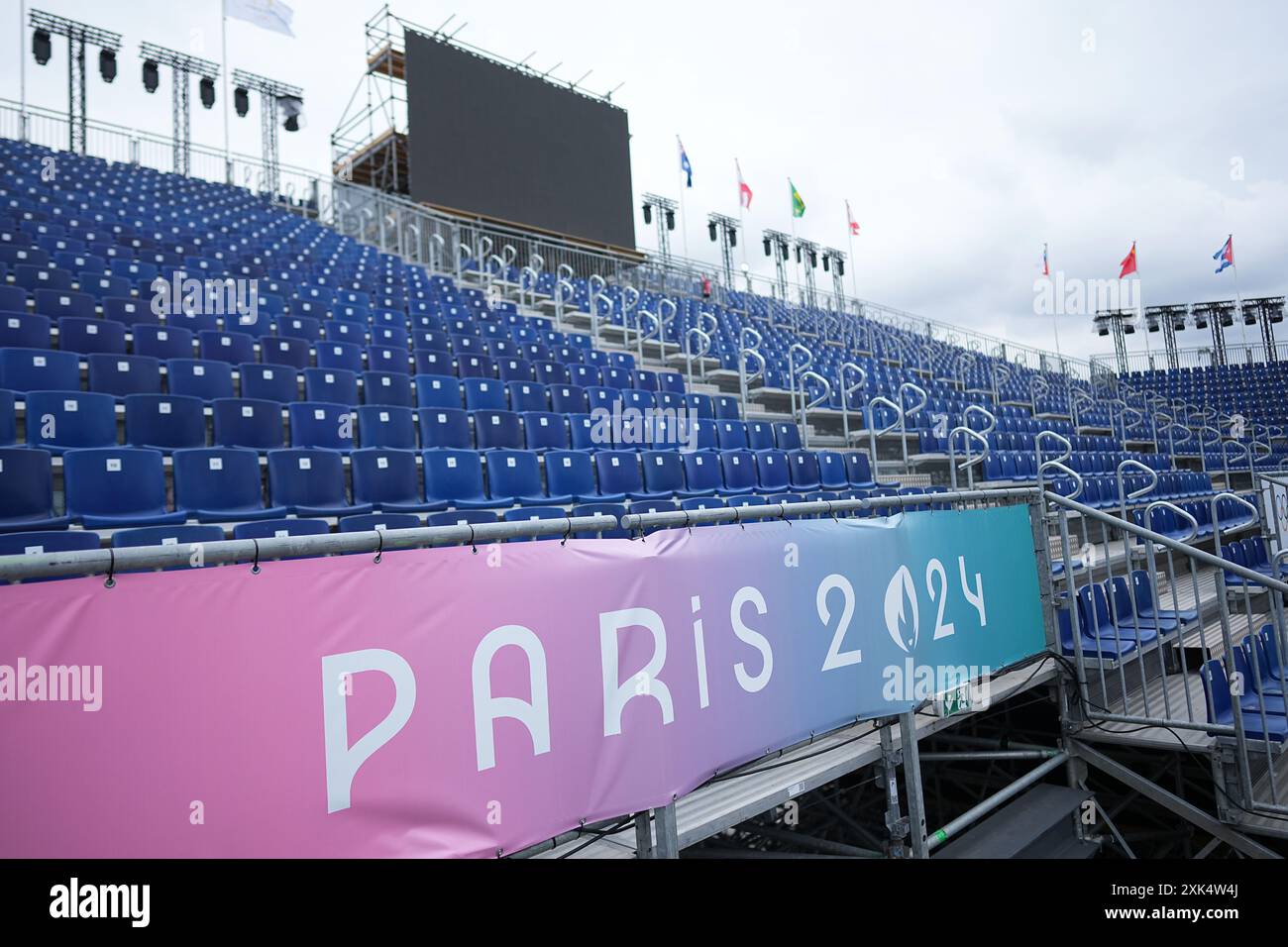 21 July 2024, France, Paris: Before the Summer Olympics, Olympia Paris ...