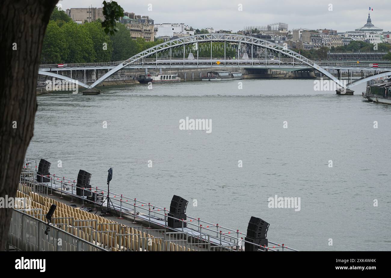 21 July 2024, France, Paris: Before the Summer Olympics, Olympia Paris ...