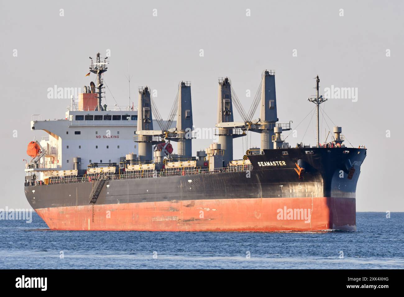 Bulkcarrier SEAMASTER at the Kiel Fjord Stock Photo - Alamy