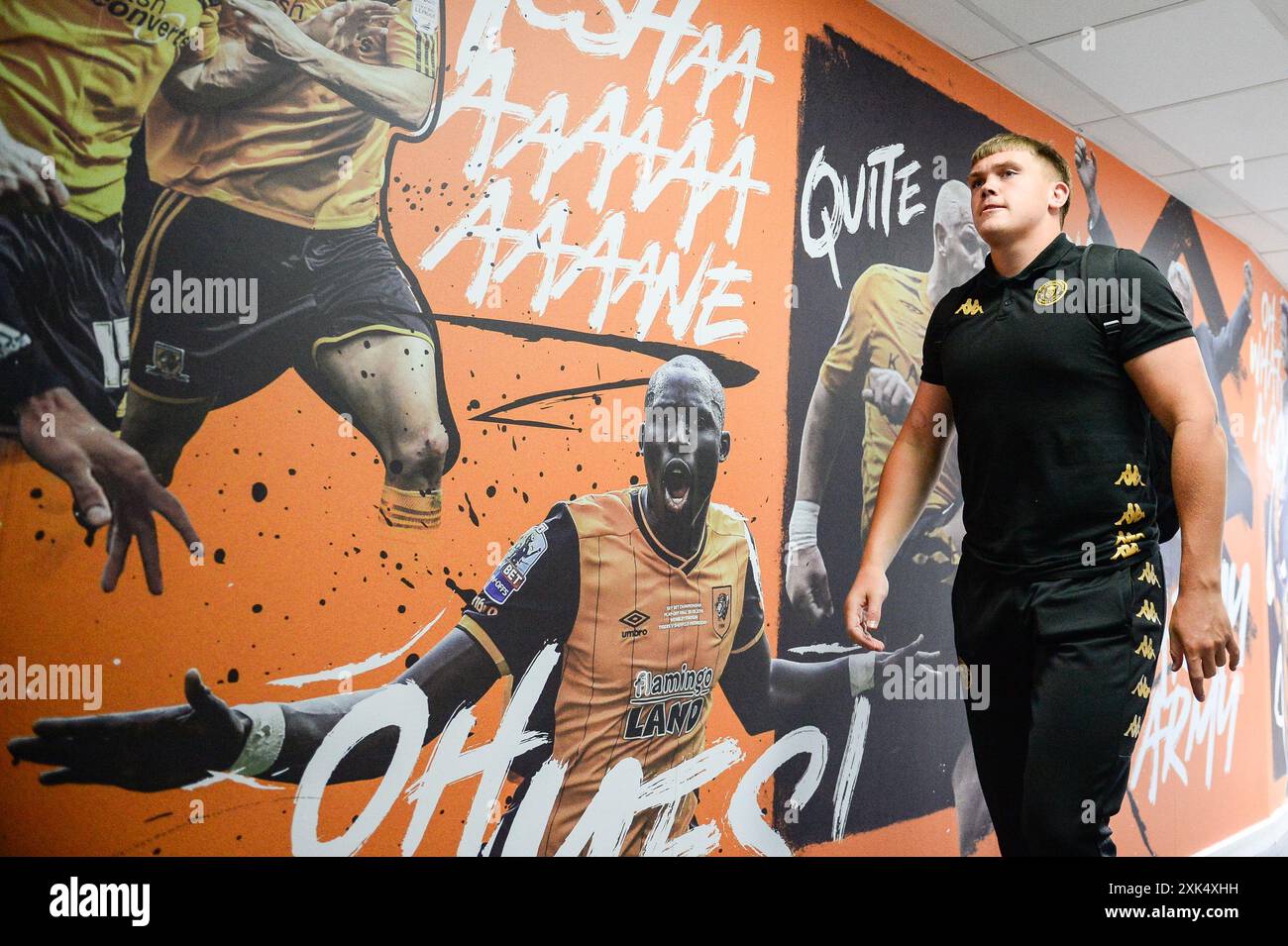 Hull, England - 20th July 2024 - Ethan Havard of Wigan Warriors. Rugby ...