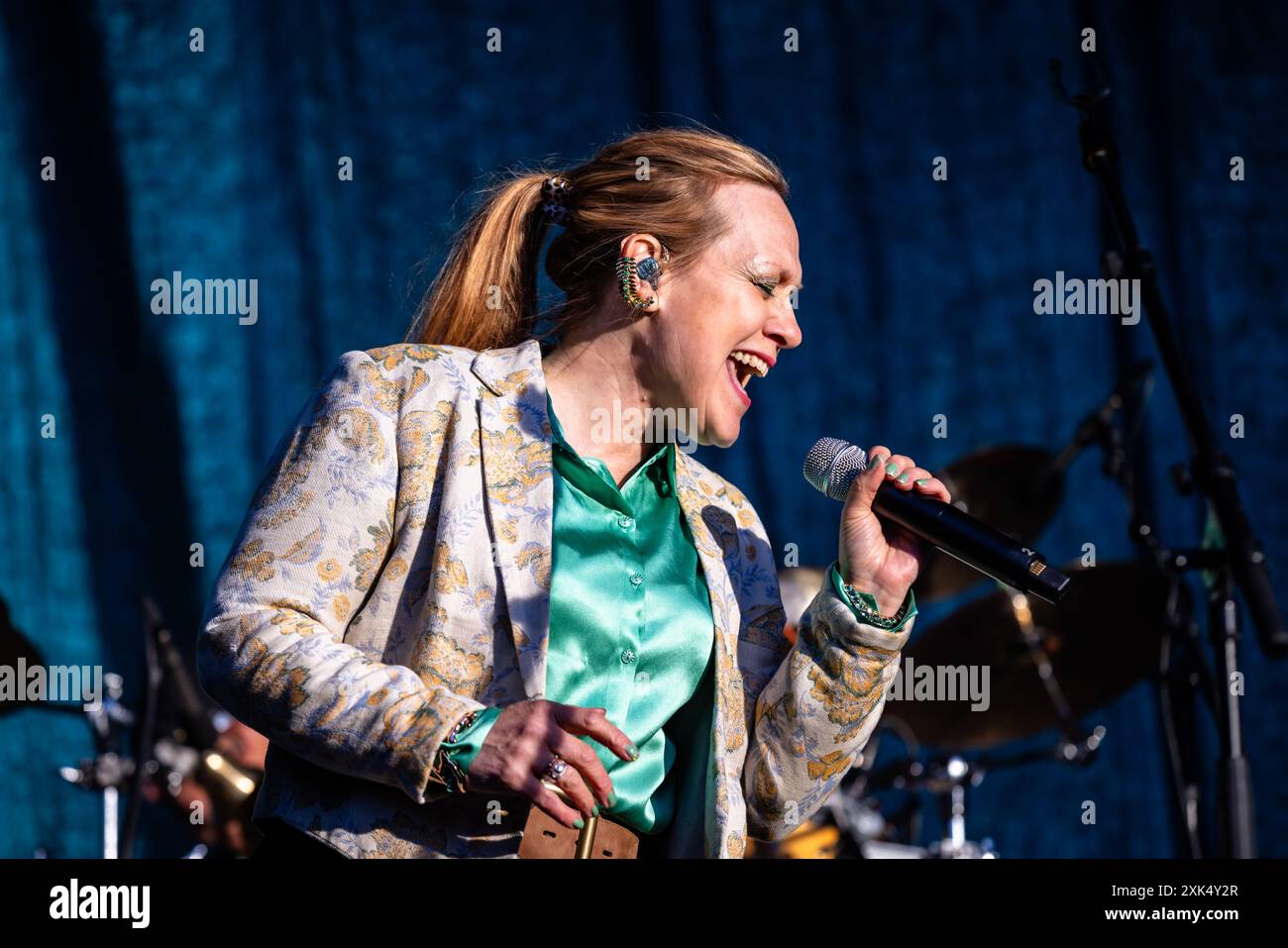 Oslo, Norway. 20th, June 2024. The Norwegian band Del Canto performs a ...