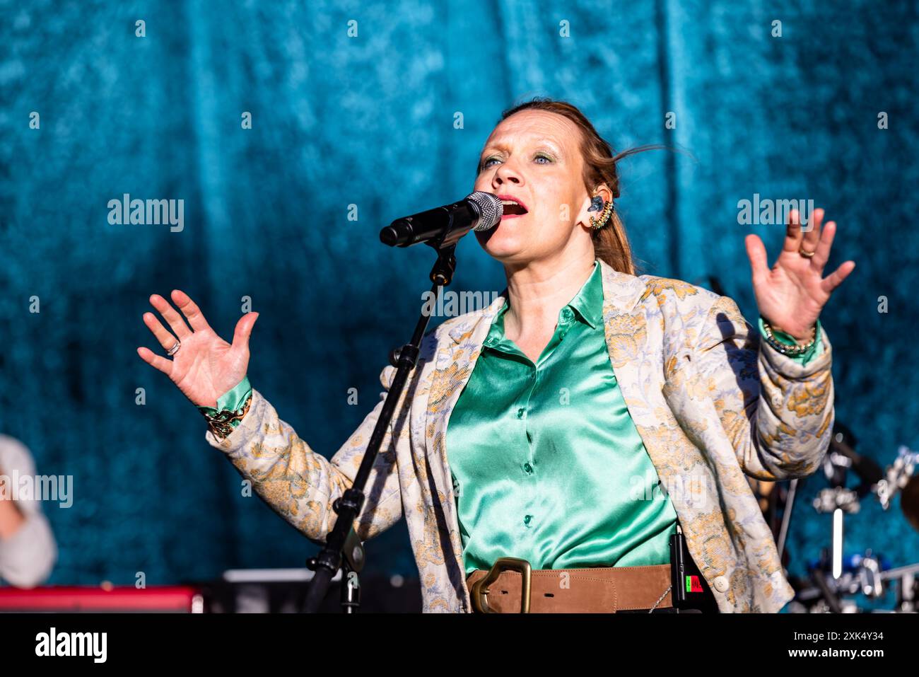 Oslo, Norway. 20th, June 2024. The Norwegian band Del Canto performs a ...