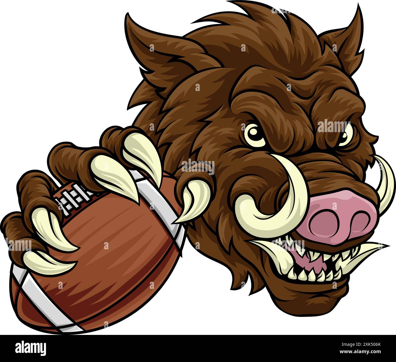 Wild boar teeth Stock Vector Images - Alamy