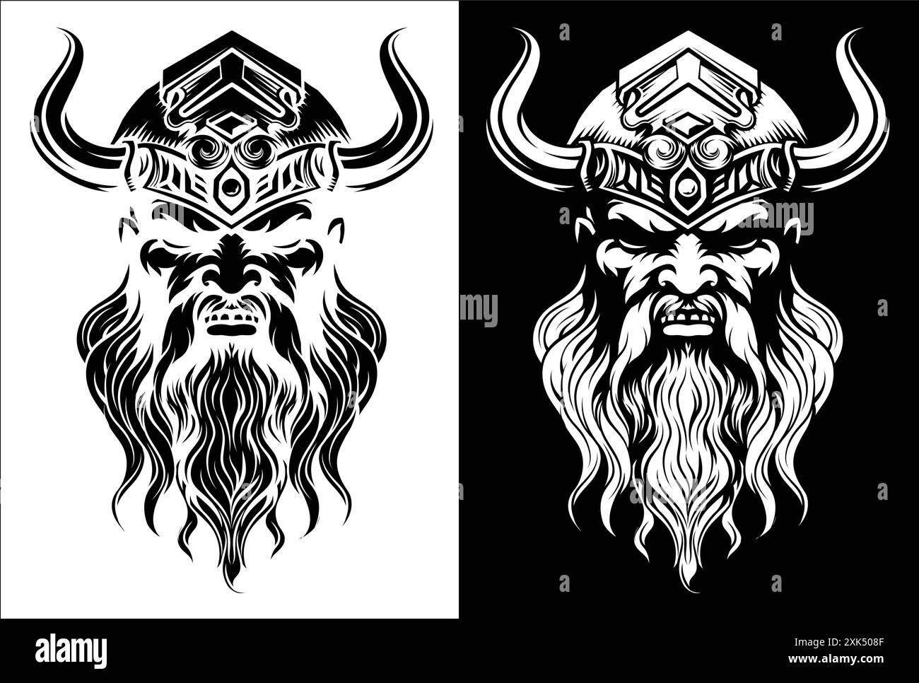 Viking men drawing Black and White Stock Photos & Images - Alamy