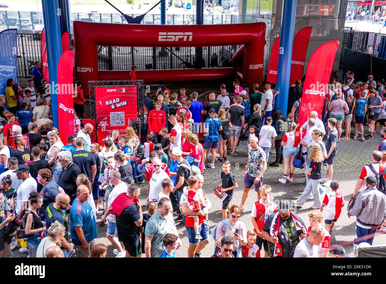 Rotterdam, Netherlands. 21st July, 2024. ROTTERDAM, 21-07-2024, De Kuip ...