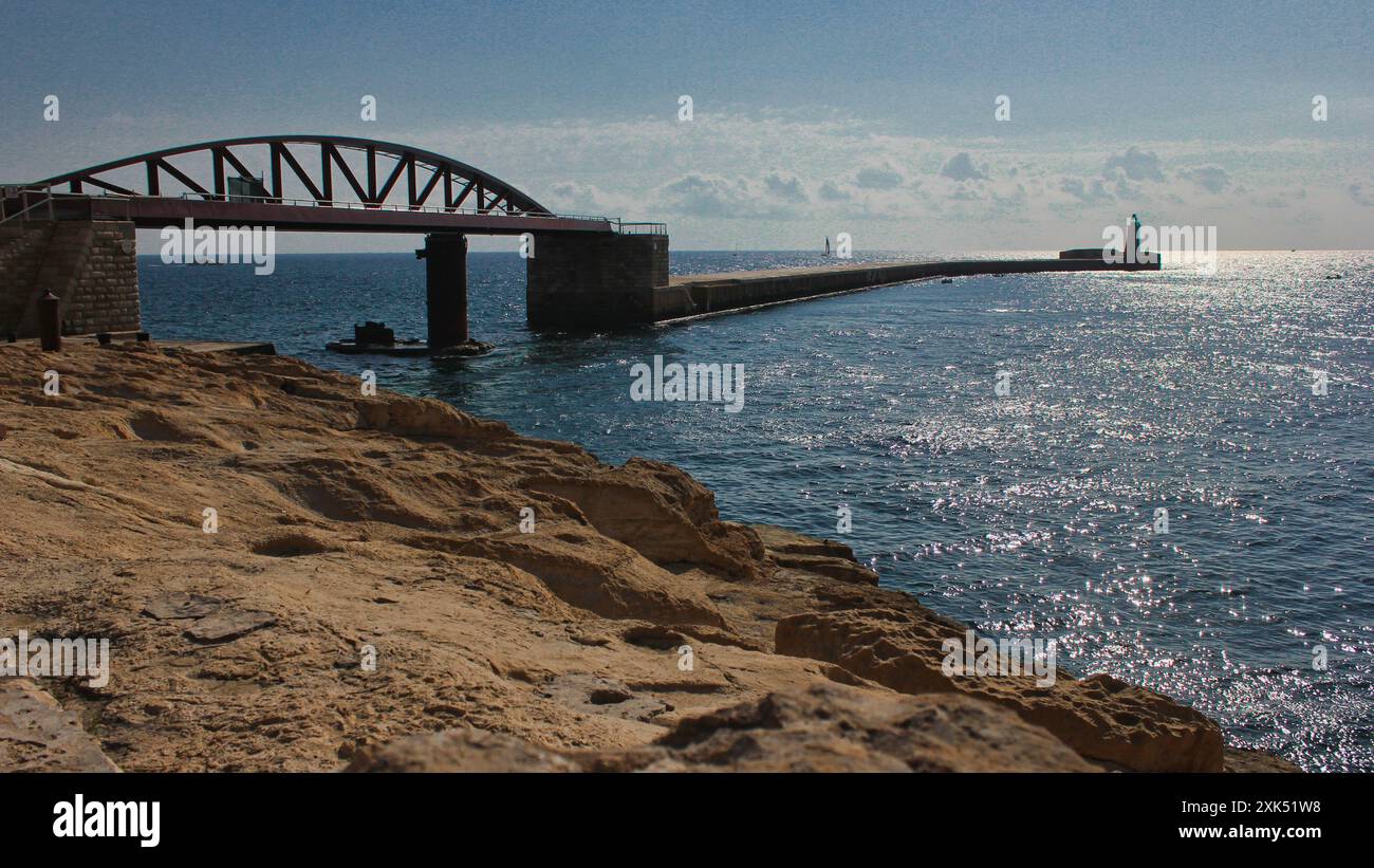 The Harbour Bridge was taken from Valletta, Malta Stock Photo - Alamy