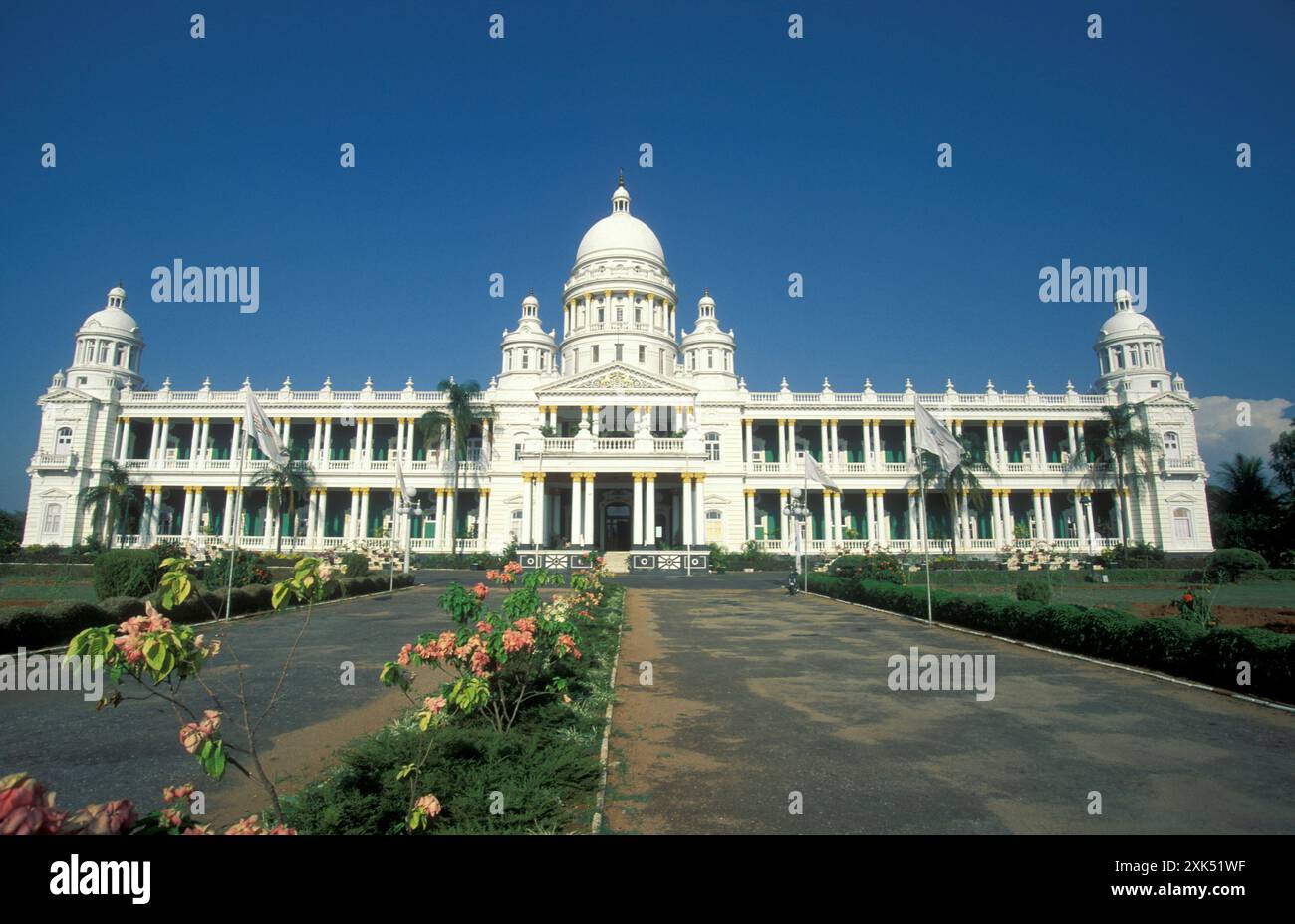 the Lalitha Maham Palace Hotel in the city of Mysore in the Province of ...