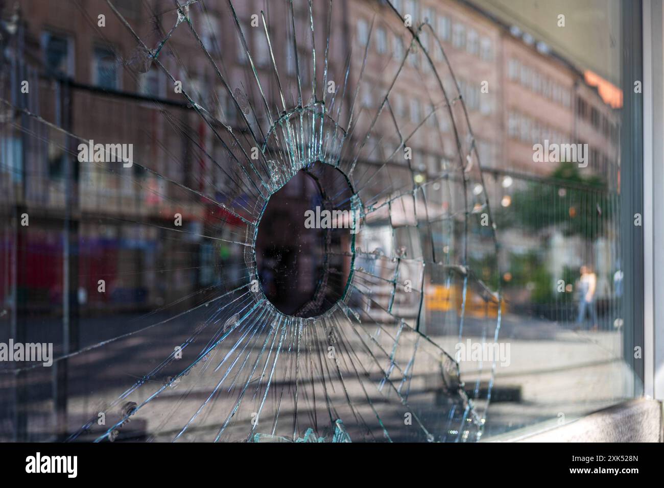 Nürnberger Innenstadt An der leerstehenden Galeria Kaufhof Karstadt ...