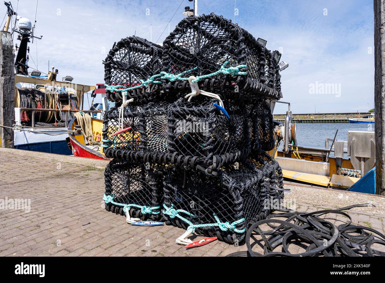 Lobster trap in fishing hi-res stock photography and images - Alamy