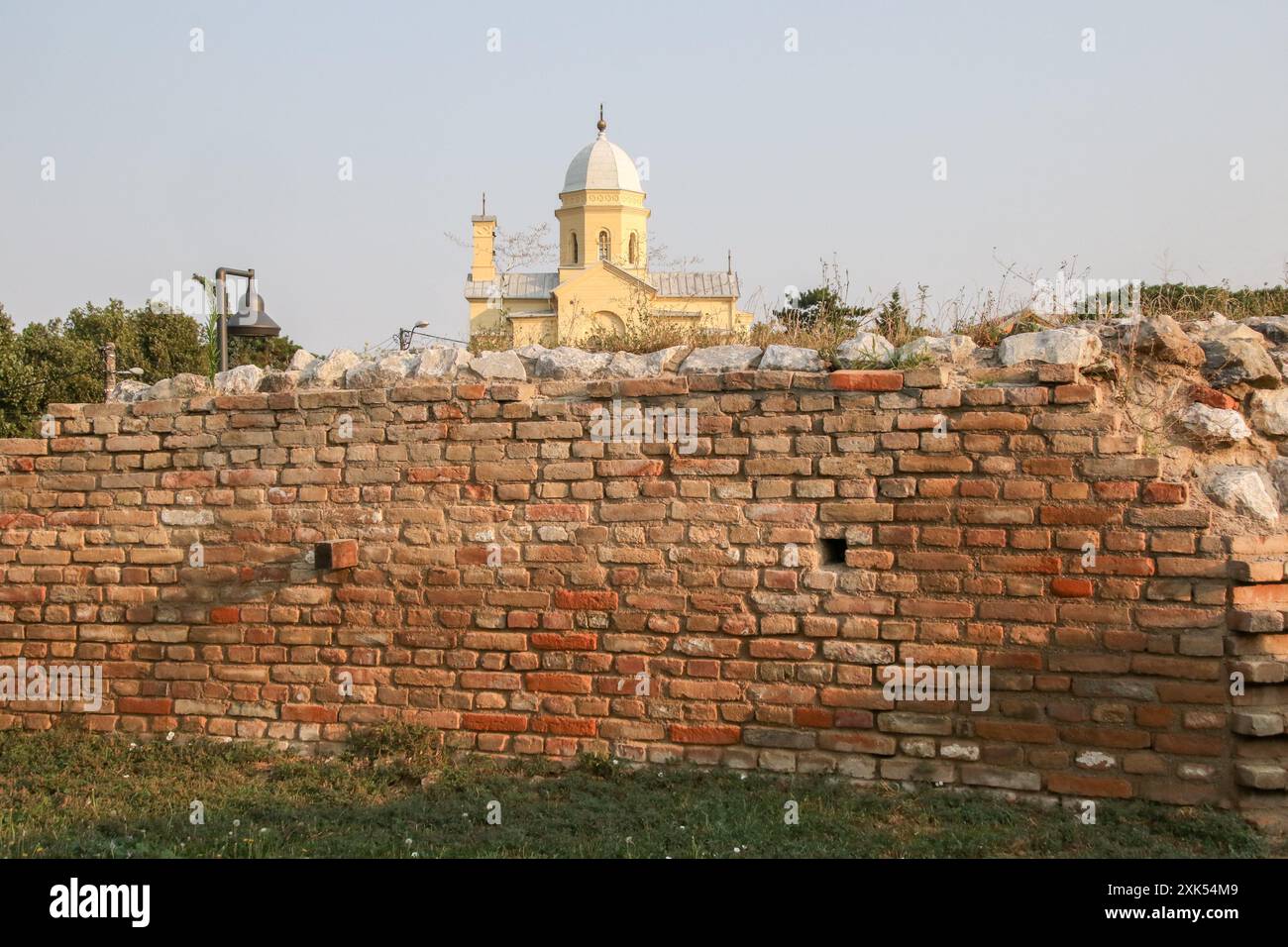 Zemun Fortress wall remains in Zemun, Serbia Stock Photo - Alamy