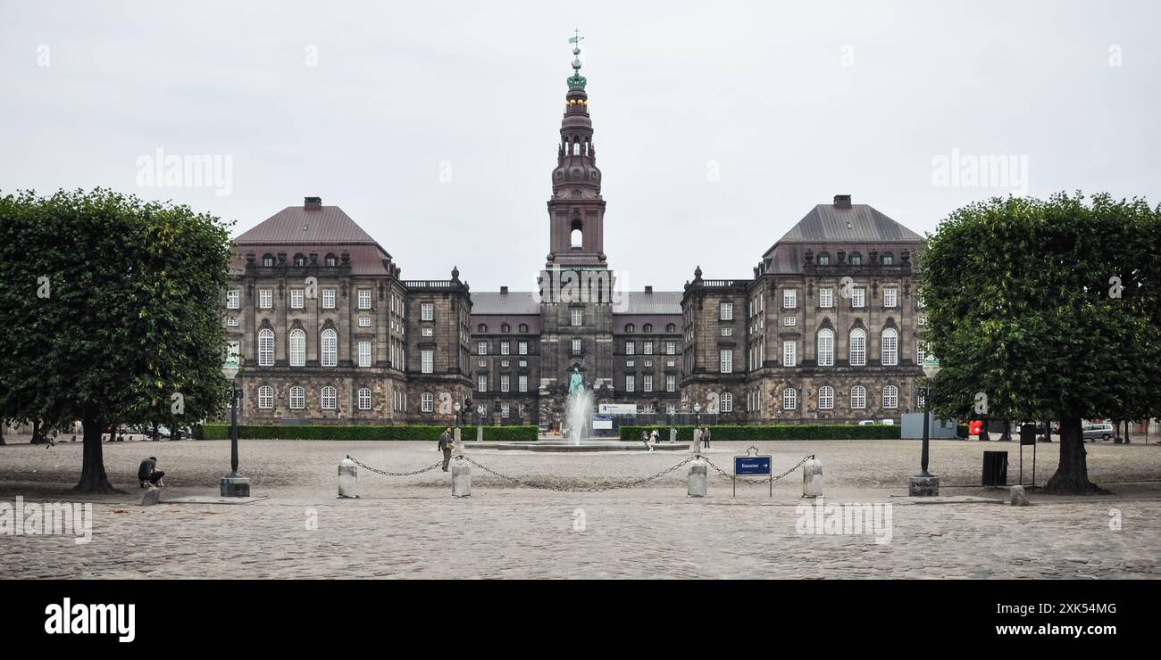 Christiansborg palace on slotsholmen hi-res stock photography and ...
