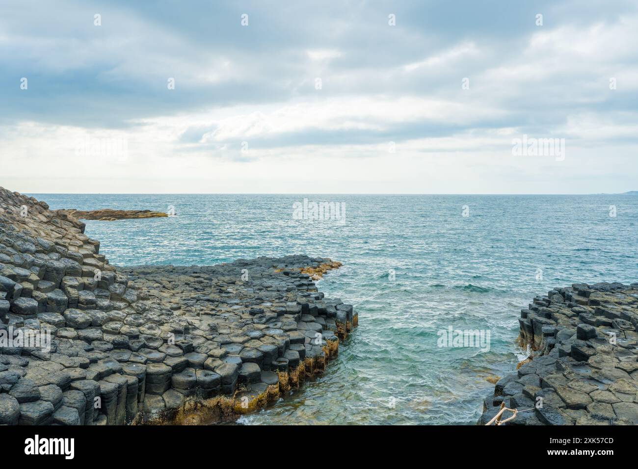View of Ganh Da Dia or Da Dia Reef is a seashore area of uniformly ...