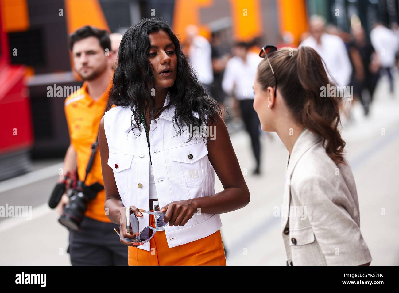 SIMONE Ashley actress portrait during the Formula 1 Hungarian Grand ...