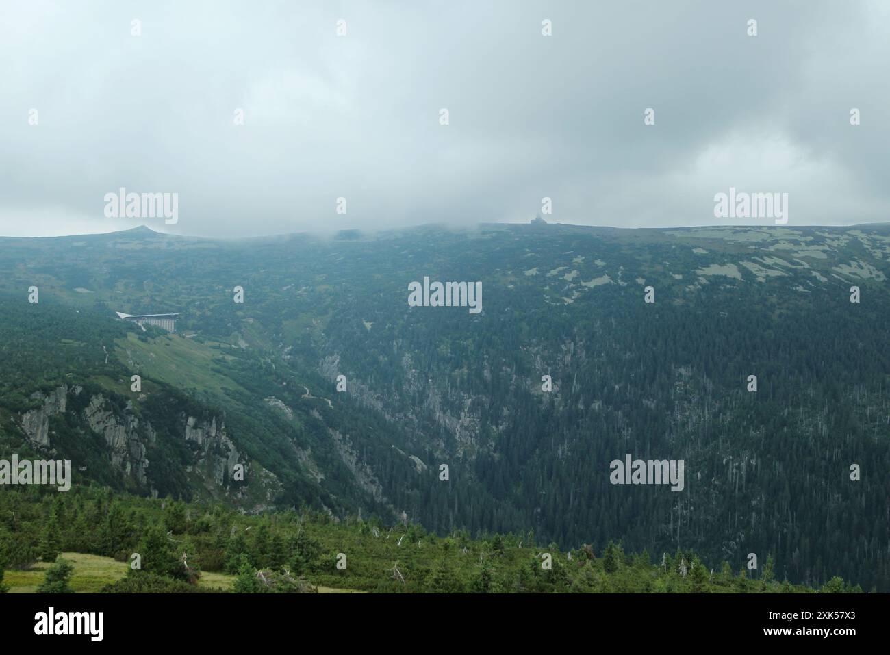 Nature in the Giant mountains national park in Czech republic Stock ...