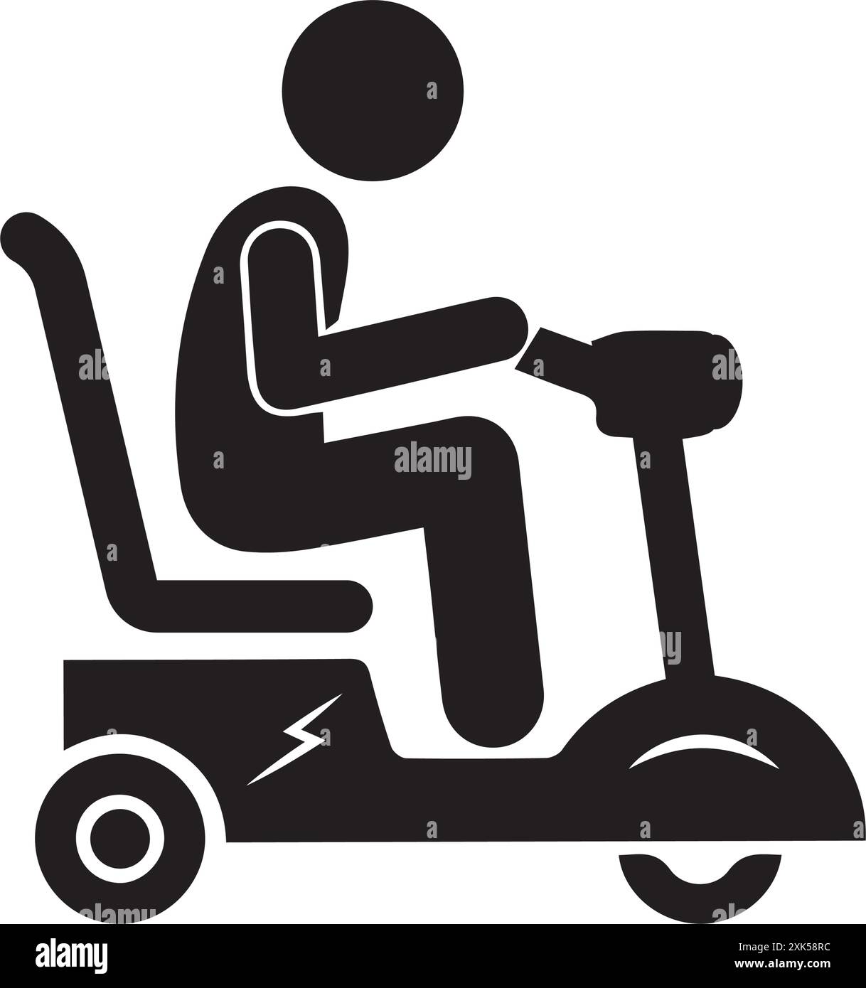 vector icons represent disabled, elderly, and injured people using ...