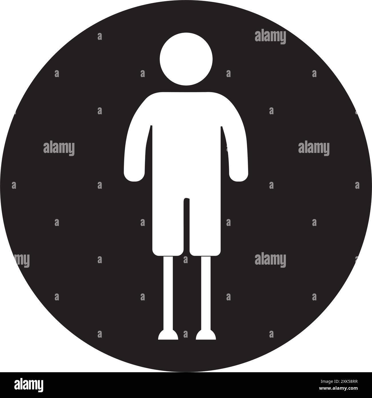 vector icons represent disabled, elderly, and injured people using ...