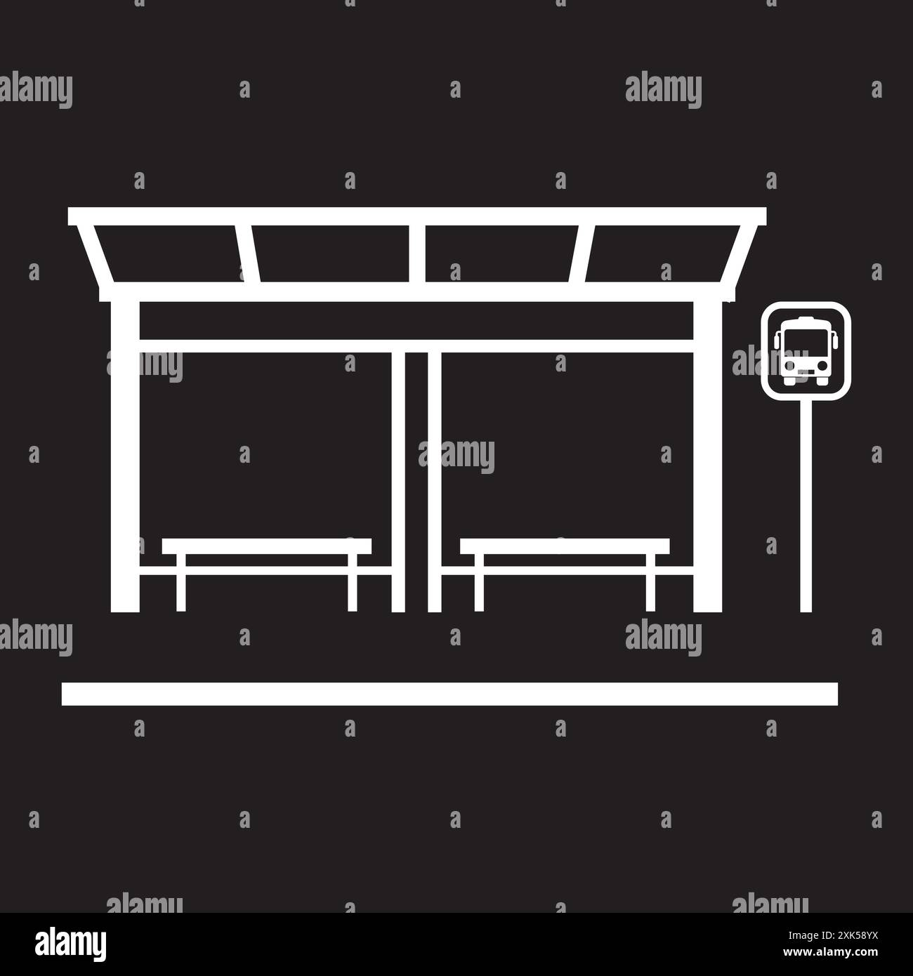 Empty interior bus Stock Vector Images - Alamy